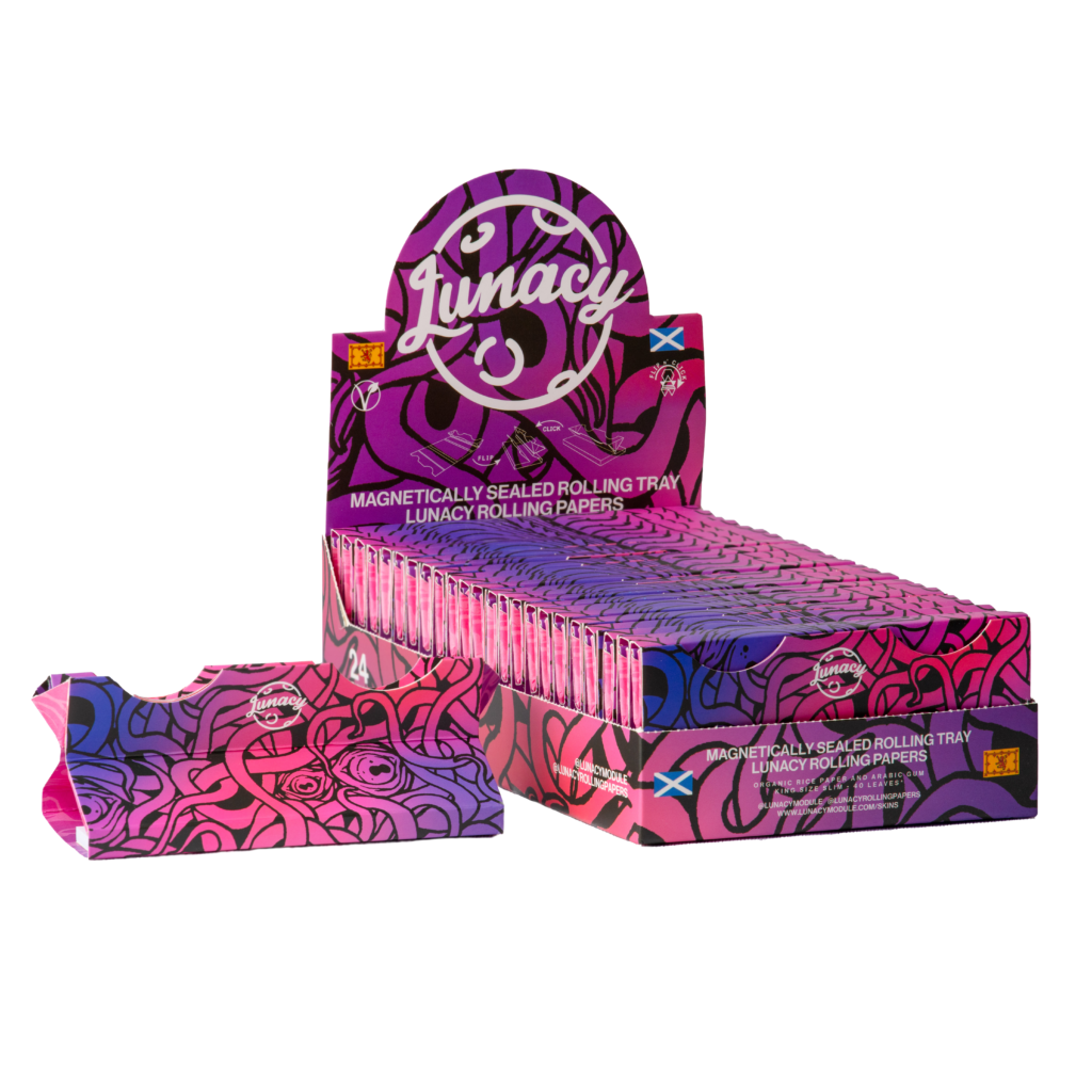Lunacy Rolling Papers '24 Packet' Box - Lunacy